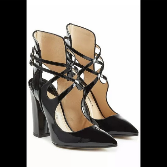 Paul Andrew | Shoes | Paul Andrew Sevil Black Patent Leather Pumps ...